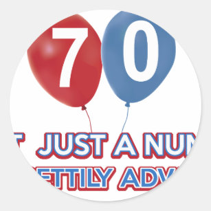 70 Number Stickers | Zazzle