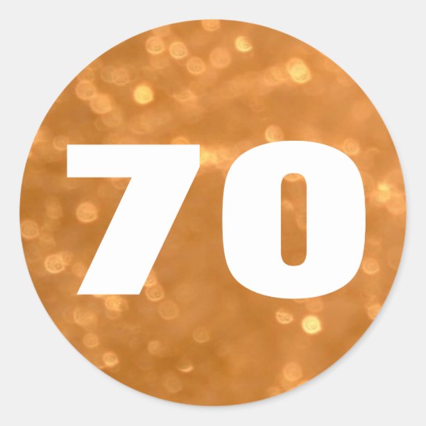 70 Number Stickers - 100% Satisfaction Guaranteed | Zazzle