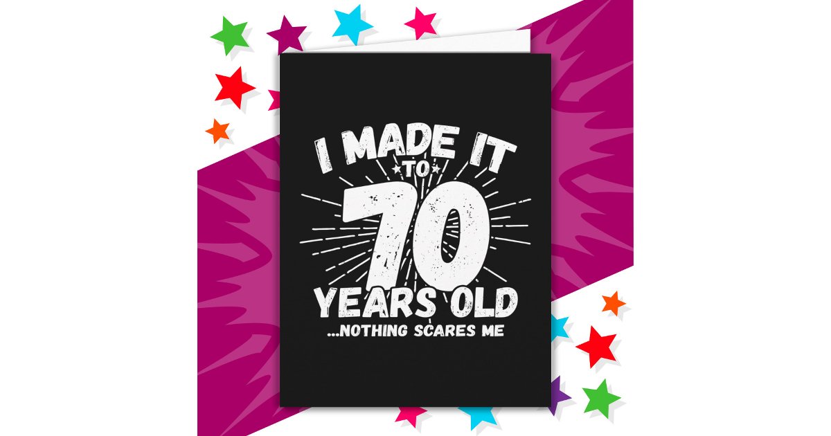 70 Year Old Sarcastic Meme Funny 70th Birthday Card | Zazzle