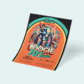70s Boogie Retro Disco Dancing Birthday Party Flyer | Zazzle