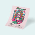 70s Groovy Boogie Retro Disco Birthday Party Flyer | Zazzle