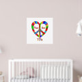 70s Peace Love Poster | Zazzle