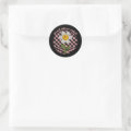 70's Retro Daisy | Good Vibes Only Classic Round Sticker | Zazzle