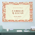 70s Retro Inspired Wedding Welcome Sign | Zazzle