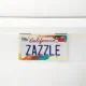 70s Retro pattern License Plate Frame | Zazzle