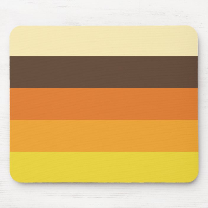 70s Retro Striped Color Pattern Mouse Pad | Zazzle.com