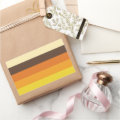70s Retro Striped Color Pattern Rectangular Sticker | Zazzle