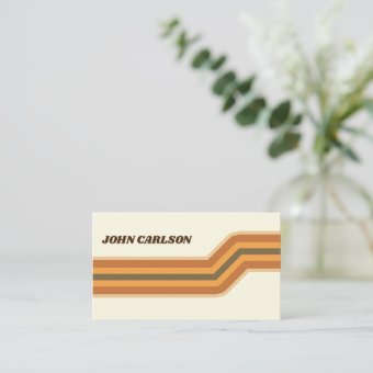 70s vintage business card | Zazzle