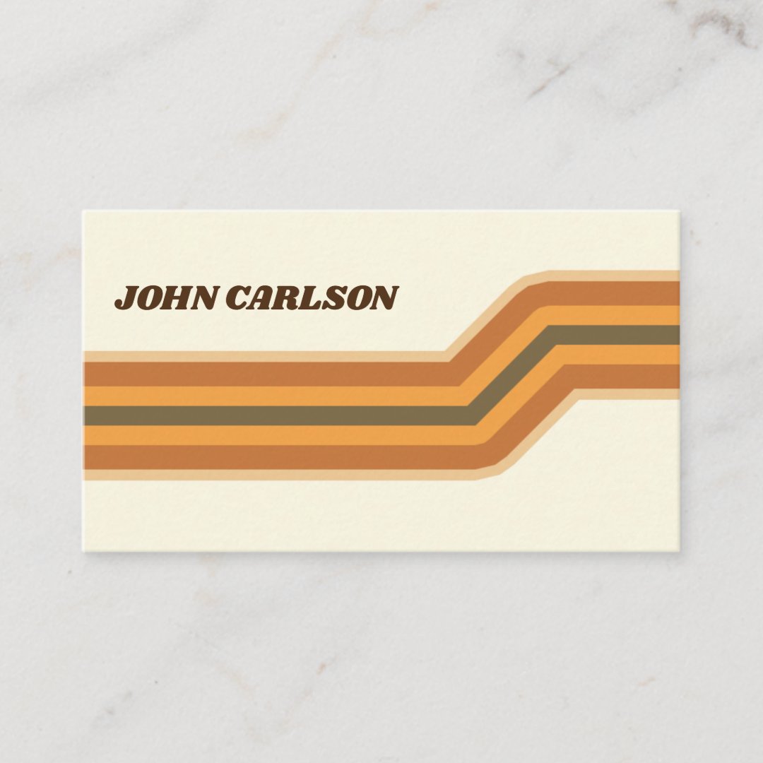 70s vintage business card | Zazzle