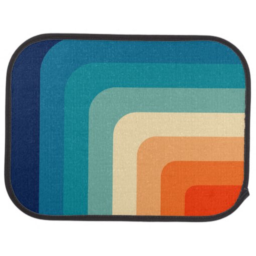 70s Vintage palette Car Floor Mat | Zazzle