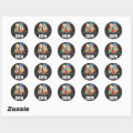 70th Birthday Crew 70 Party Crew Group Classic Round Sticker | Zazzle