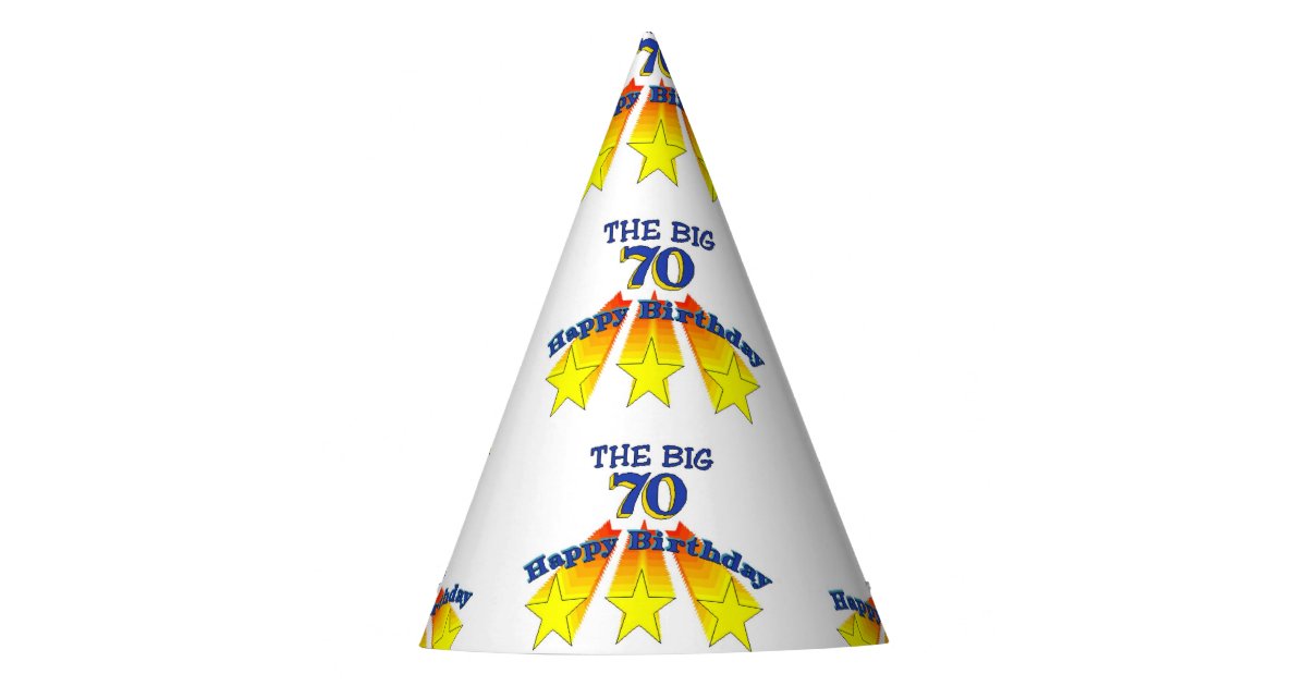 70th Birthday Party Hat | Zazzle