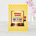 70th birthday slot machine card | Zazzle