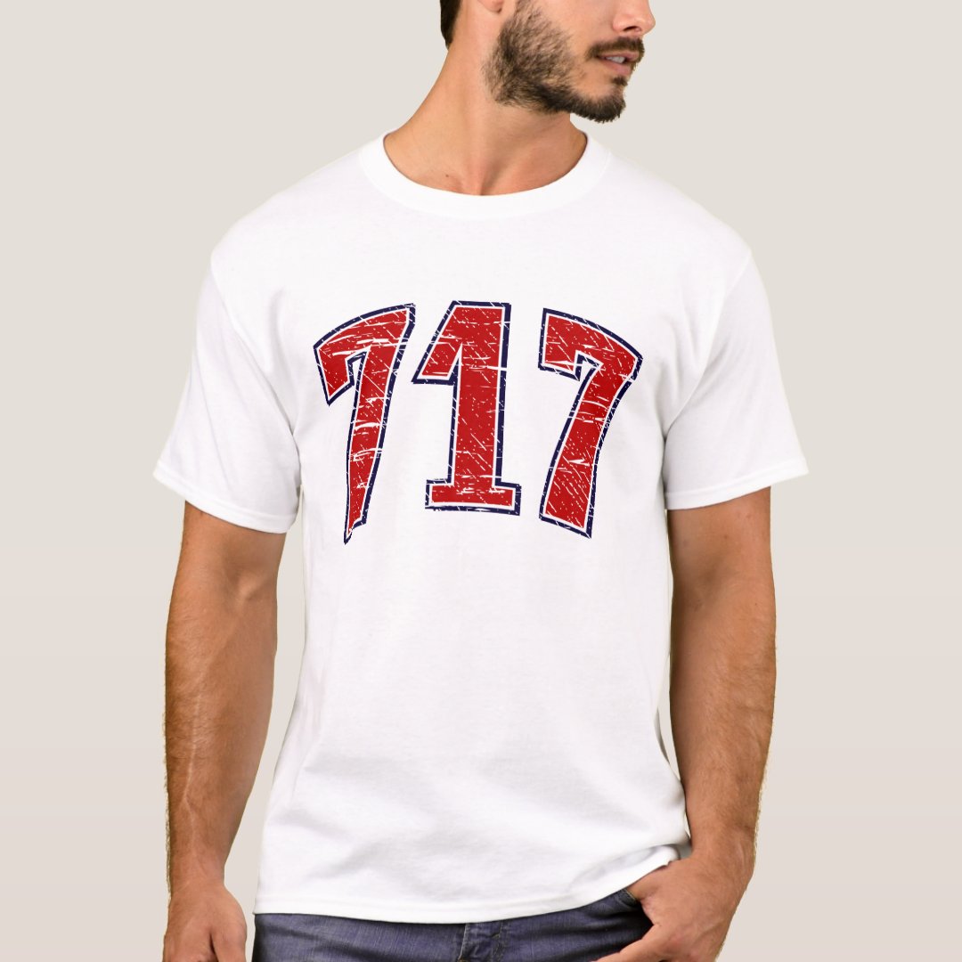 717 (Area Code) T-shirt | Zazzle