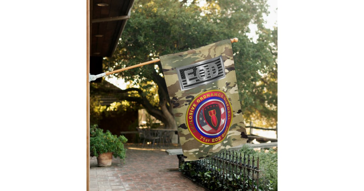 71st EOD Group House Flag | Zazzle