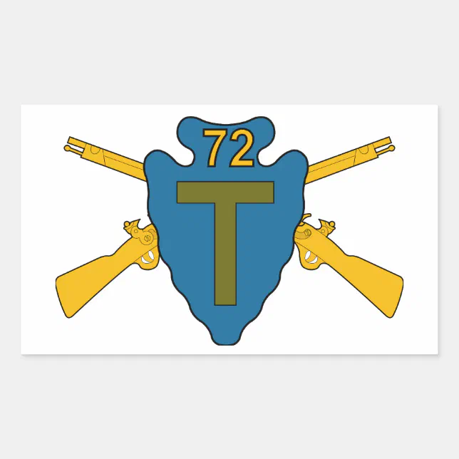 72nd Infantry Brigade Combat Team Rectangular Sticker | Zazzle