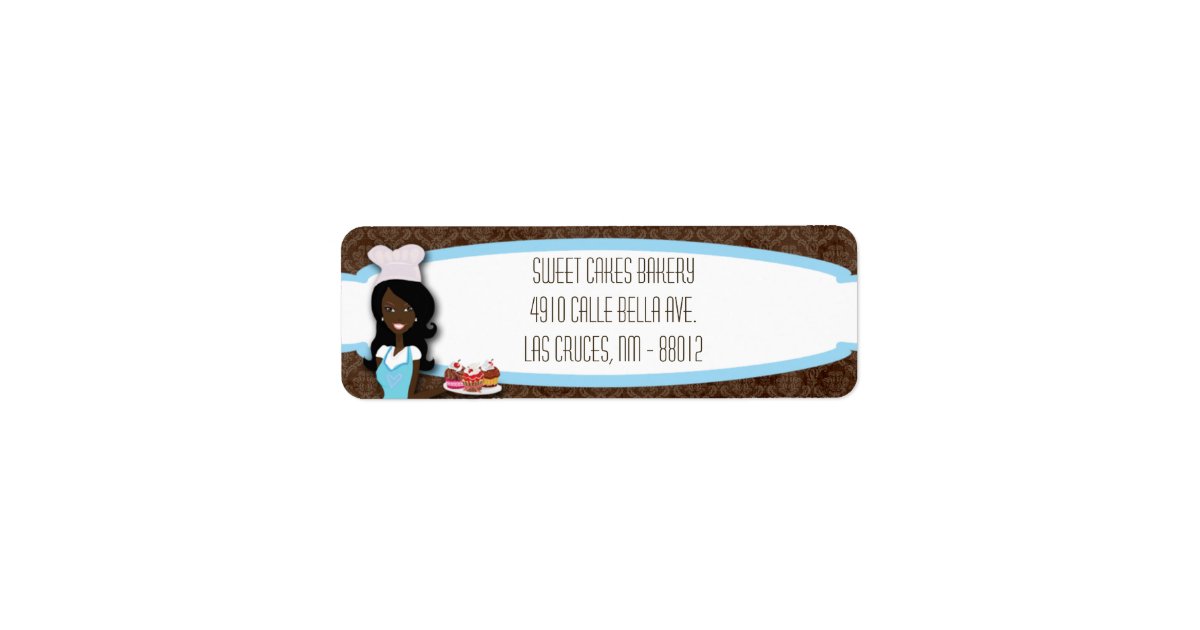 .75"x2.25" African American Return Address Label | Zazzle