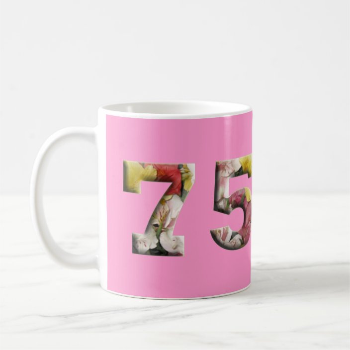 75 Years 75th Birthday Anniversary Milestone Mug | Zazzle.com