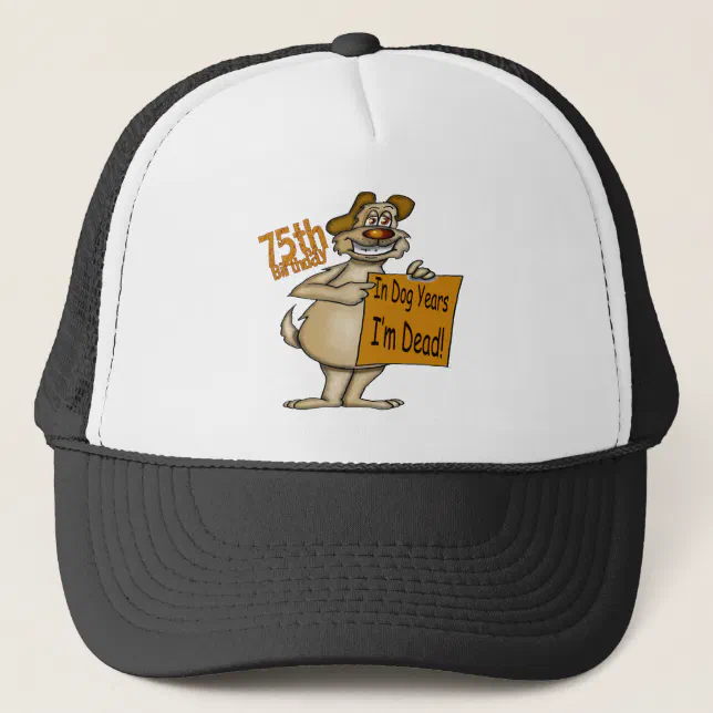 75th Birthday Hat Gift | Zazzle