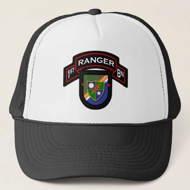 75th Ranger Regiment - Airborne - 1st Battalion Trucker Hat | Zazzle