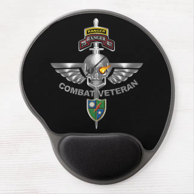 75th Ranger Regiment Combat Veteran Gel Mouse Pad | Zazzle