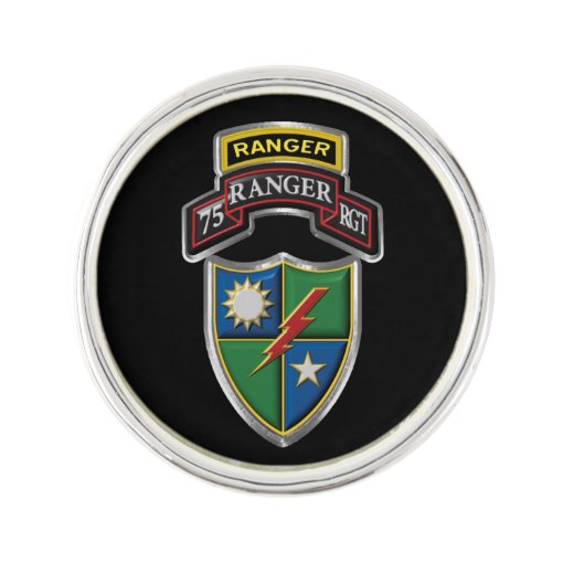 75th Ranger Regiment Customized Design Lapel Pin | Zazzle
