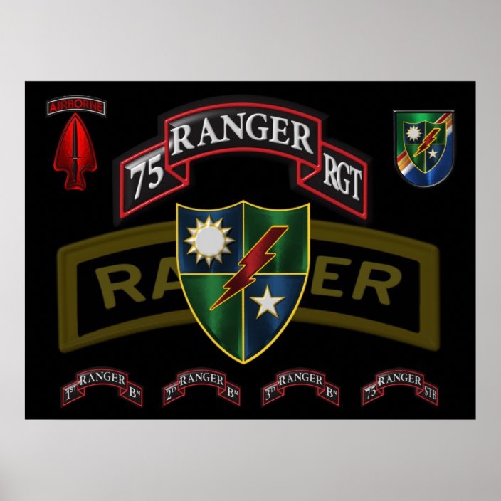 75th Ranger Regiment Poster | Zazzle.com