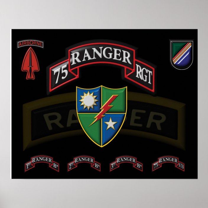 75th Ranger Regiment Poster | Zazzle.com
