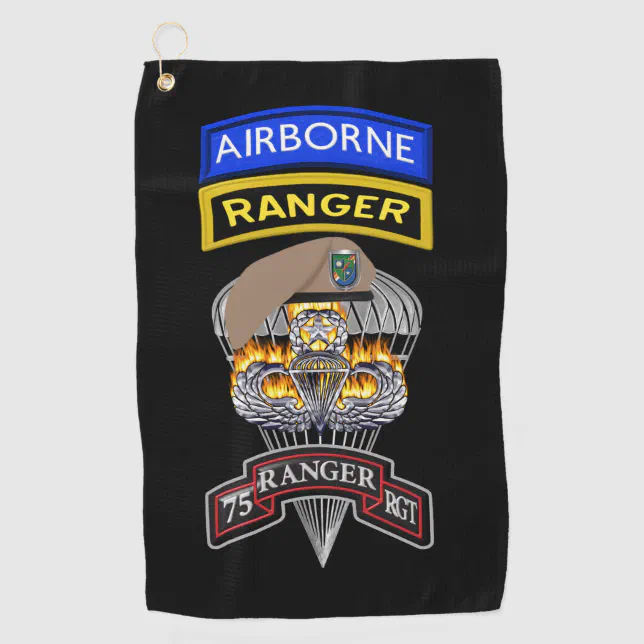 75th Ranger Regiment Ranger “Sua Sponte” Golf Towel | Zazzle