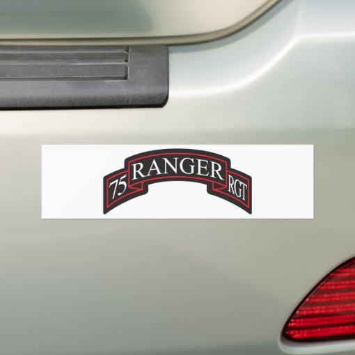 75th Ranger Regiment Scroll Bumper Sticker | Zazzle