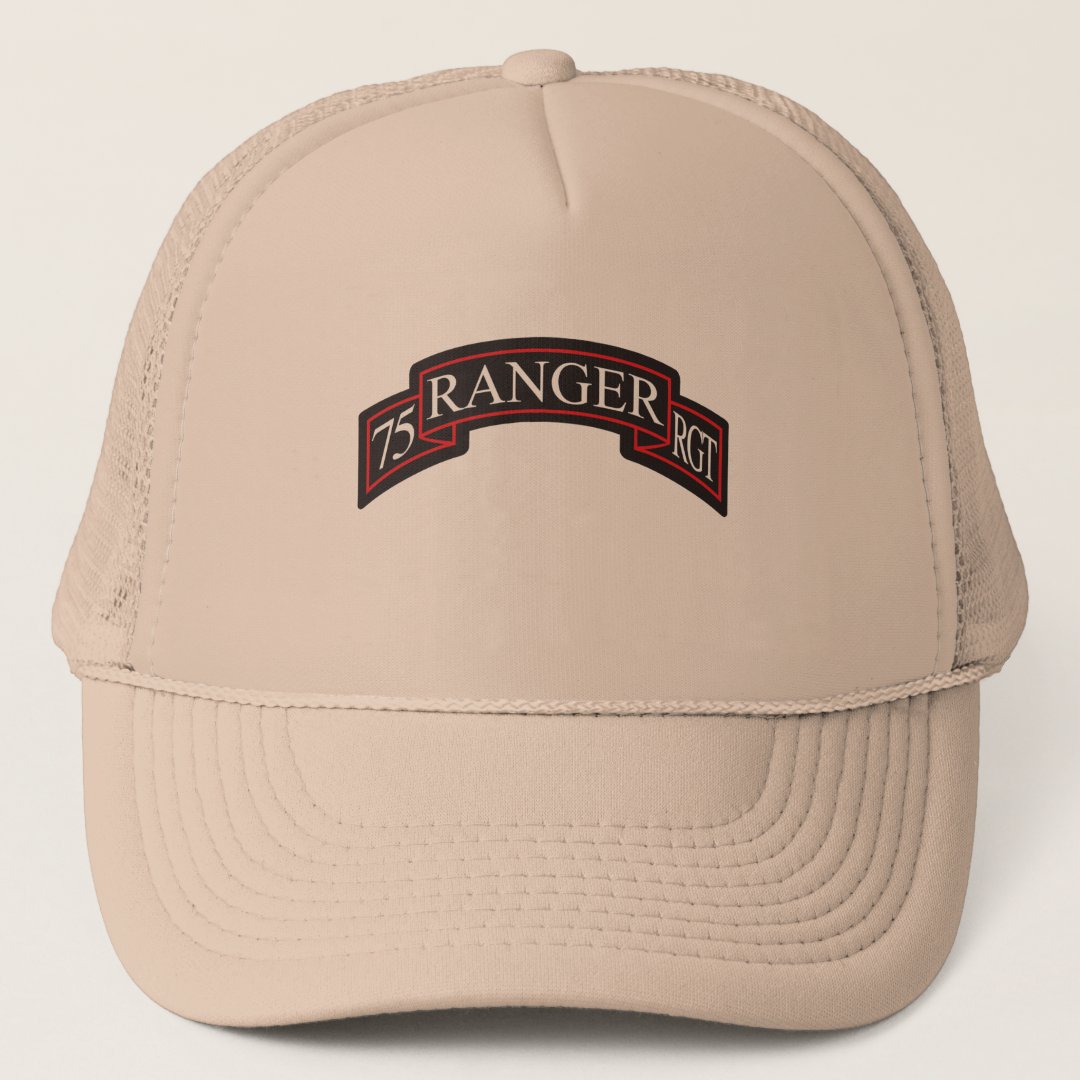 75th Ranger Regiment Scroll Trucker Hat | Zazzle