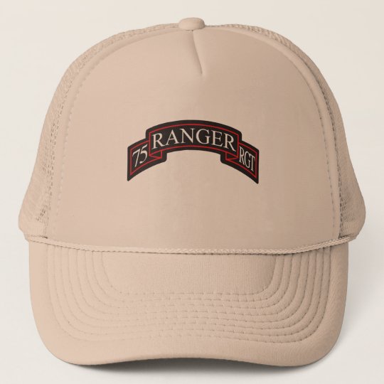 75th Ranger Regiment Scroll Trucker Hat | Zazzle.com
