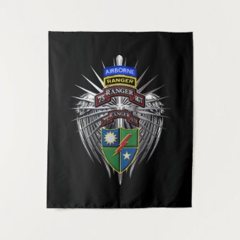 75th Ranger Regiment Special Troops Battalion STB Tapestry | Zazzle