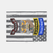 75th Ranger Regiment “Sua Sponte” Fleece Blanket | Zazzle