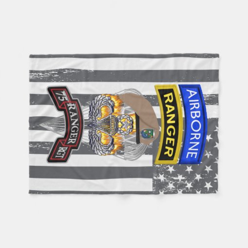 75th Ranger Regiment “Sua Sponte” Fleece Blanket | Zazzle