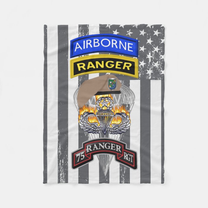 75th Ranger Regiment “Sua Sponte” Fleece Blanket | Zazzle.com