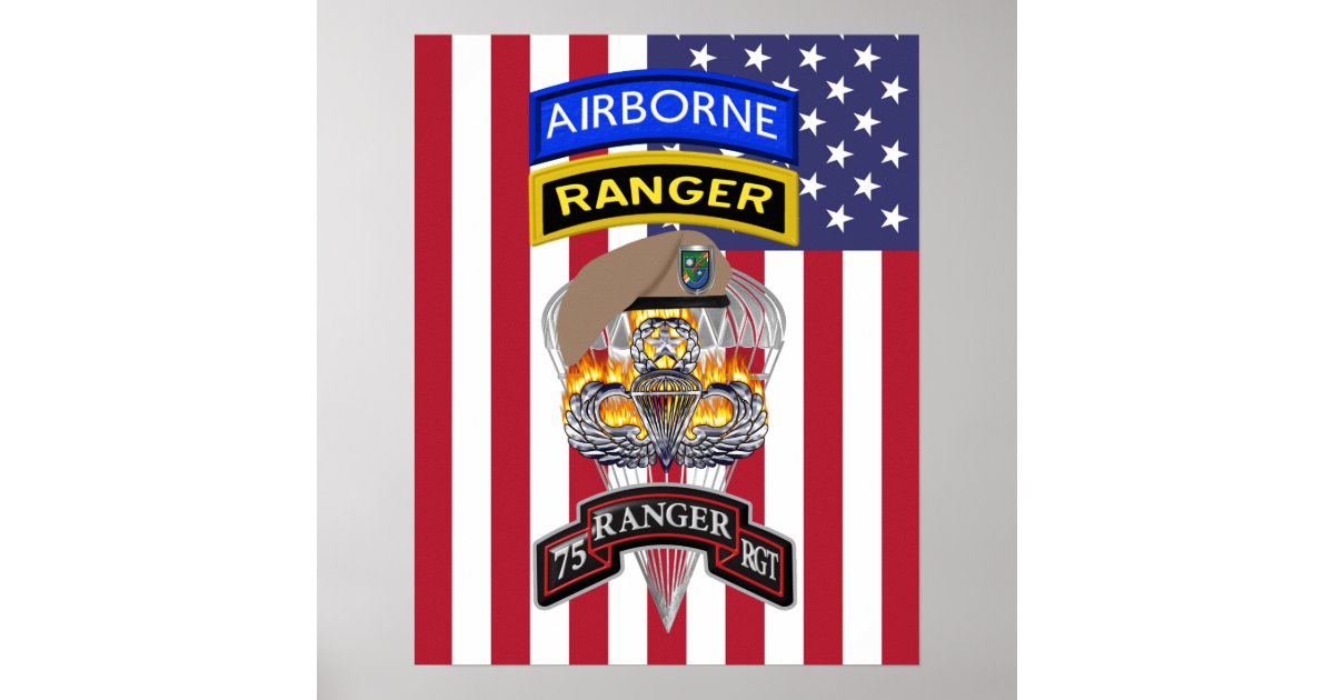 75th Ranger Regiment “Sua Sponte” Poster | Zazzle