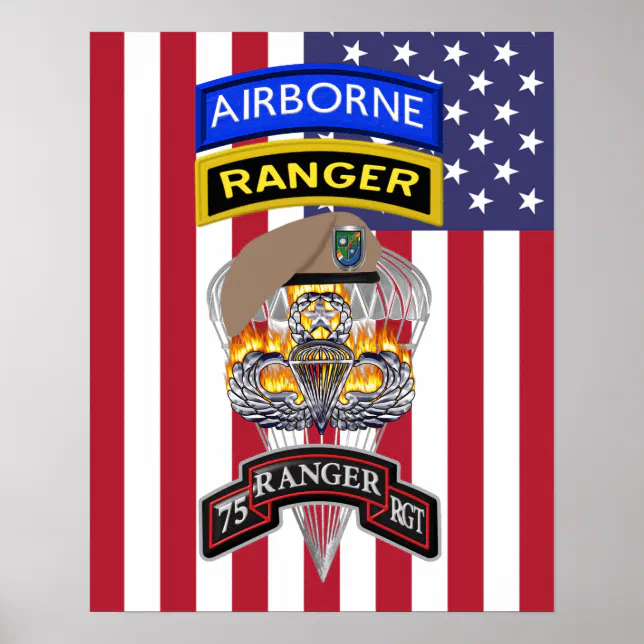 75th Ranger Regiment “Sua Sponte” Poster | Zazzle