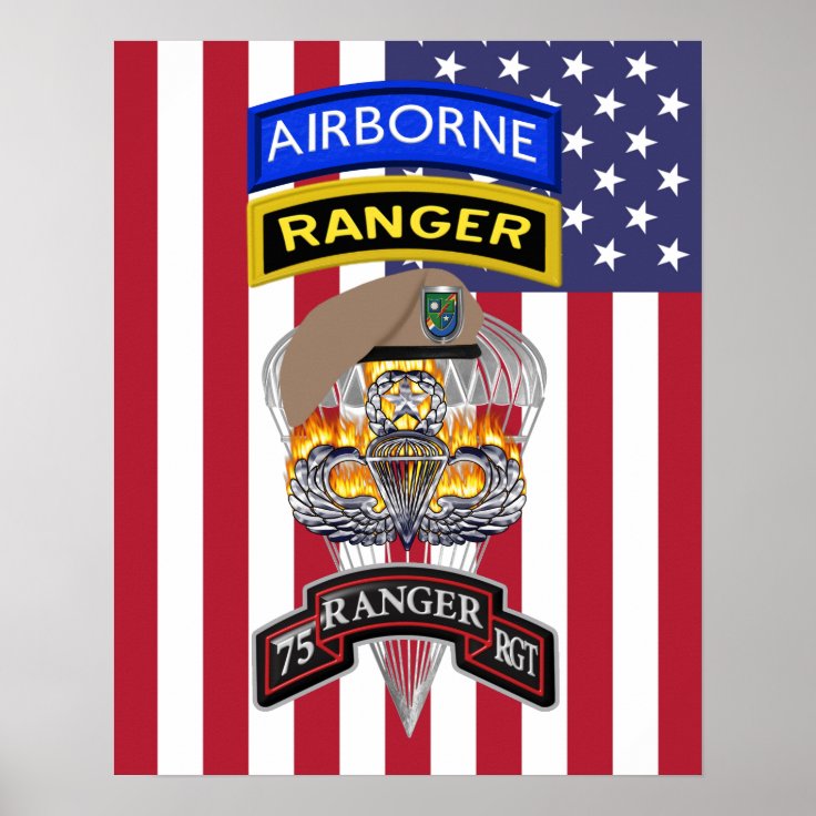 75th Ranger Regiment “Sua Sponte” Poster | Zazzle
