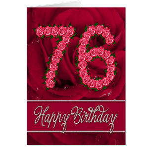 76th Birthday Cards - Greeting & Photo Cards | Zazzle
