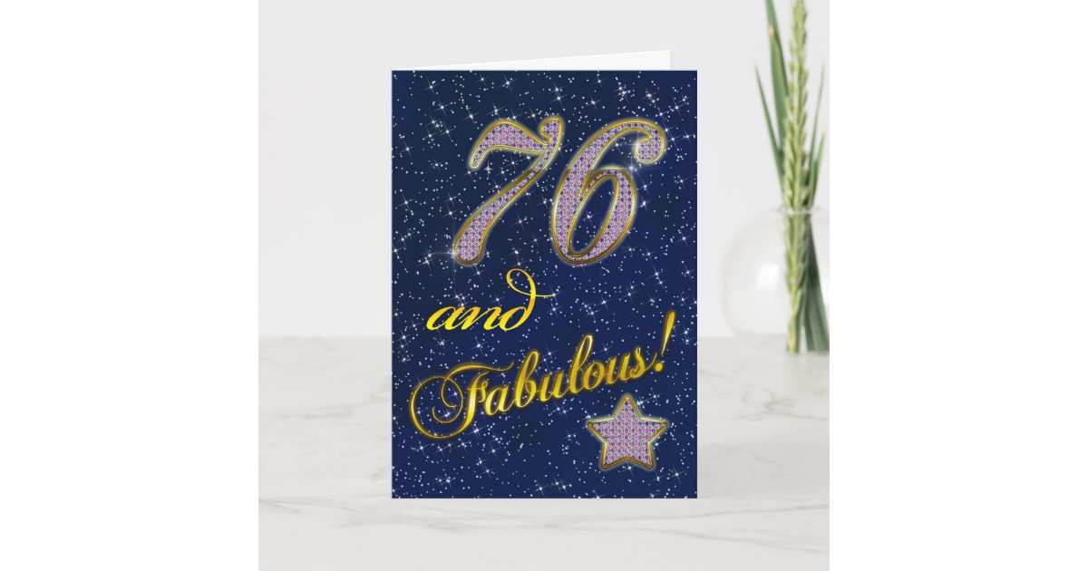 76th Birthday party Invitation | Zazzle