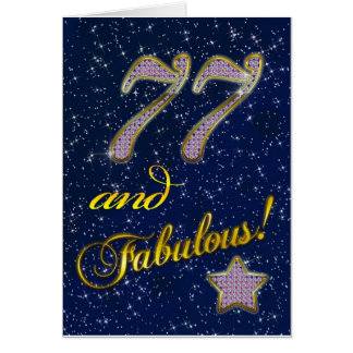 77th Birthday Cards - Greeting & Photo Cards | Zazzle