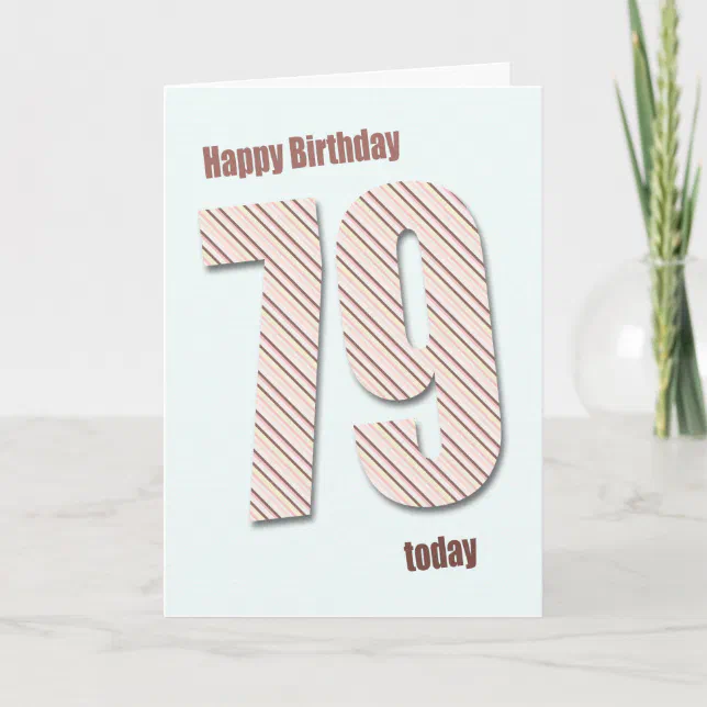 79th birthday card | Zazzle