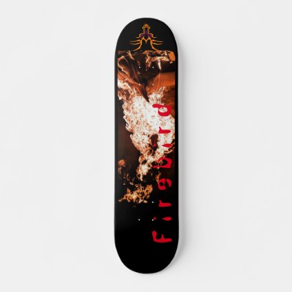 Fire image for Skateboard | Zazzle