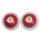 "7 Ball" pool ball design jewelry set Cufflinks | Zazzle