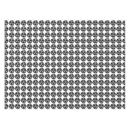 7 inch 45 rpm vinyl adapter insert spindle spider tablecloth | Zazzle