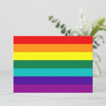7 Stripes Rainbow Gay Pride Flag | Zazzle