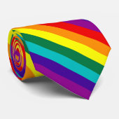 7 Stripes Rainbow Neck Tie | Zazzle