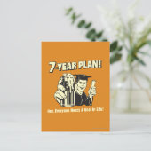 7 Year Plan: Everyone Needs a Goal Postcard | Zazzle