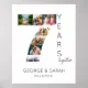 7 Years Together Photo Collage Wedding Anniversary Poster | Zazzle